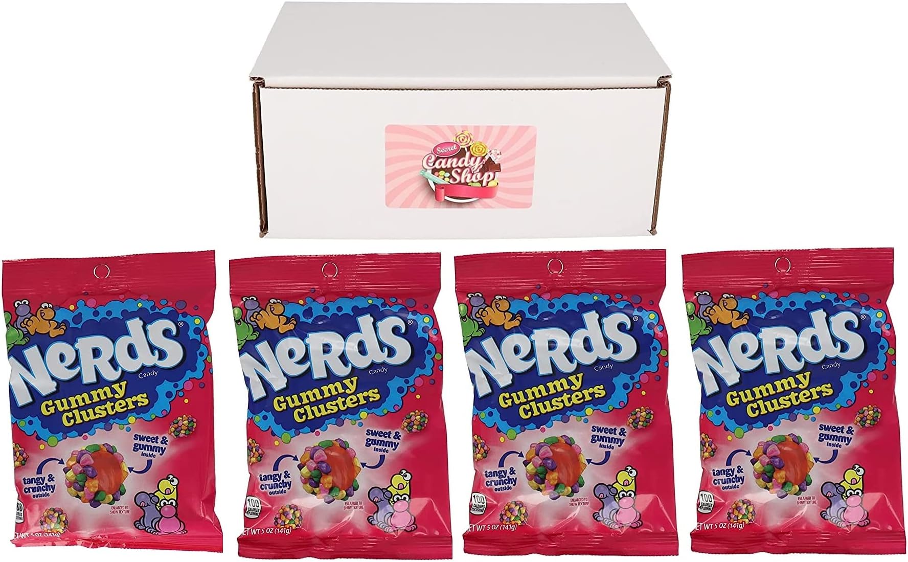 Amazon.com : Nerds Gummy Clusters Candy, Spooky, Halloween Candy, 3 oz ...