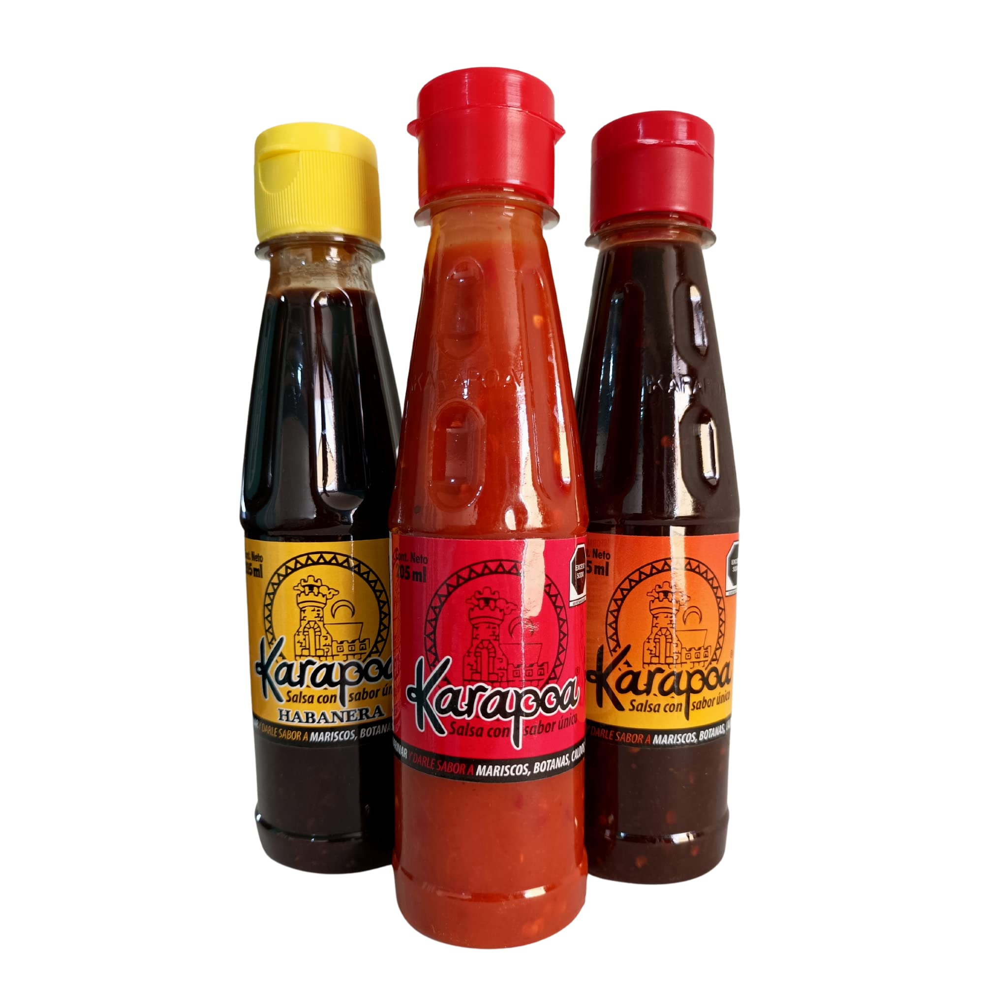 Amazon.com: Hot sauce pack of 3 delicious spicy sauces of traditional ...