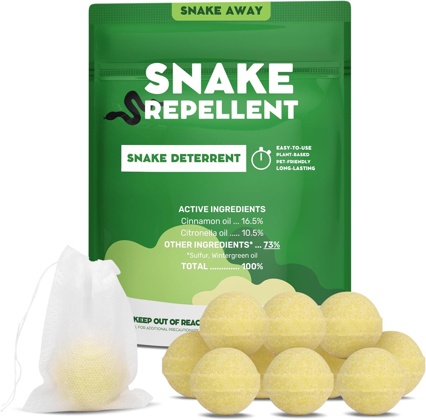 Amazon.com: Snake Repellent for Yard - 24 Pack Powerful Snake Away ...