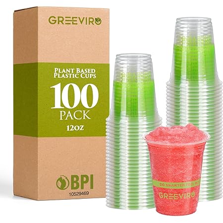 Amazon.com: World Centric - Biodegradable Compostable Cold Cups, 12 ...