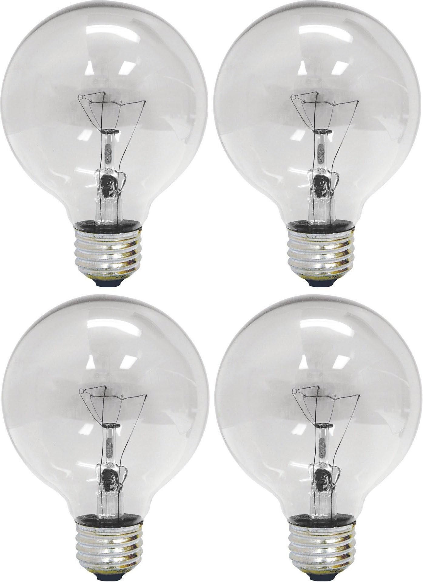 Syl 40w Cl Globe 2pk Size 2pk - Globe Shaped Incandescent Bulbs ...