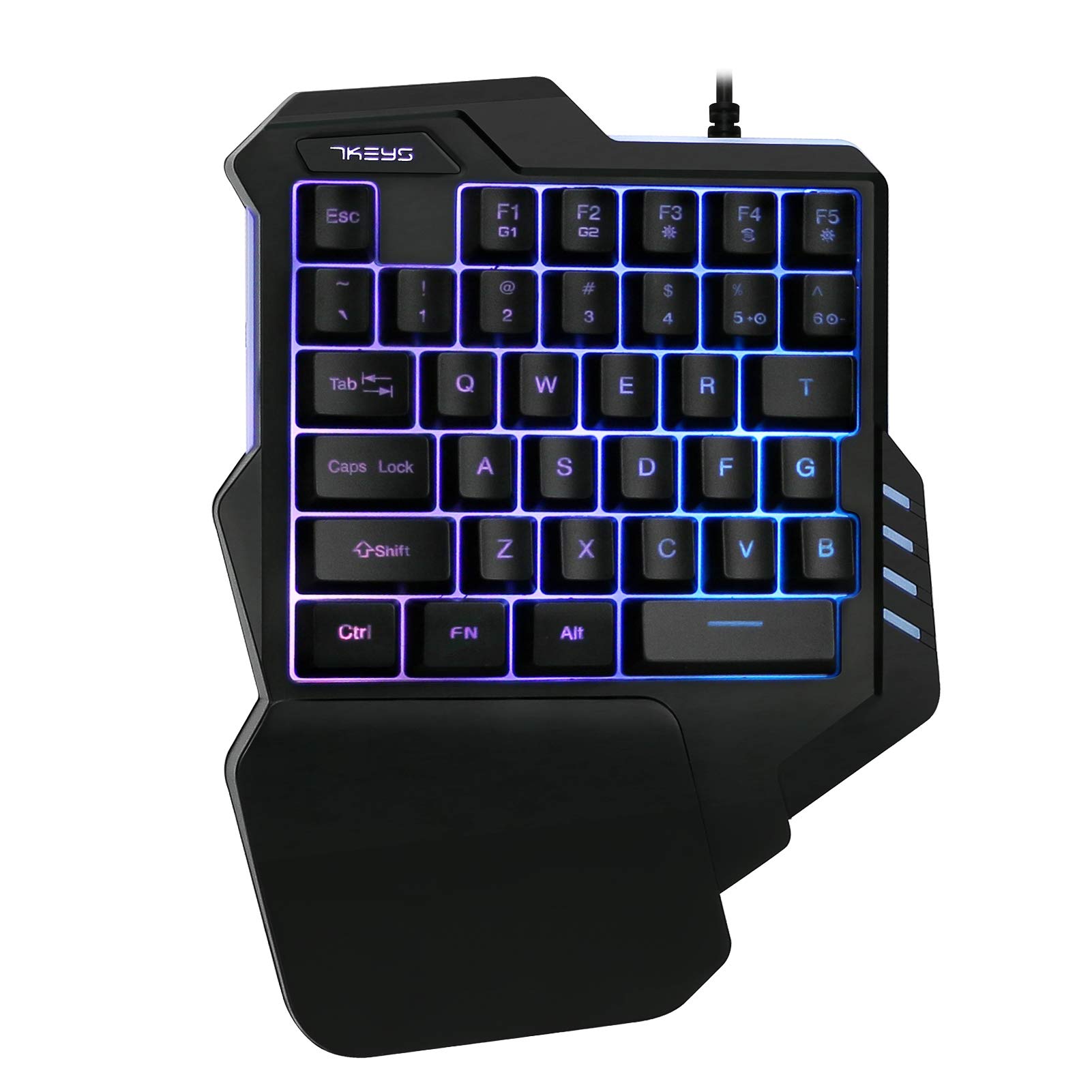 Buy CestMall Gaming Keyboard, 35 Keys One-Handed RGB Gaming Keyboard ...