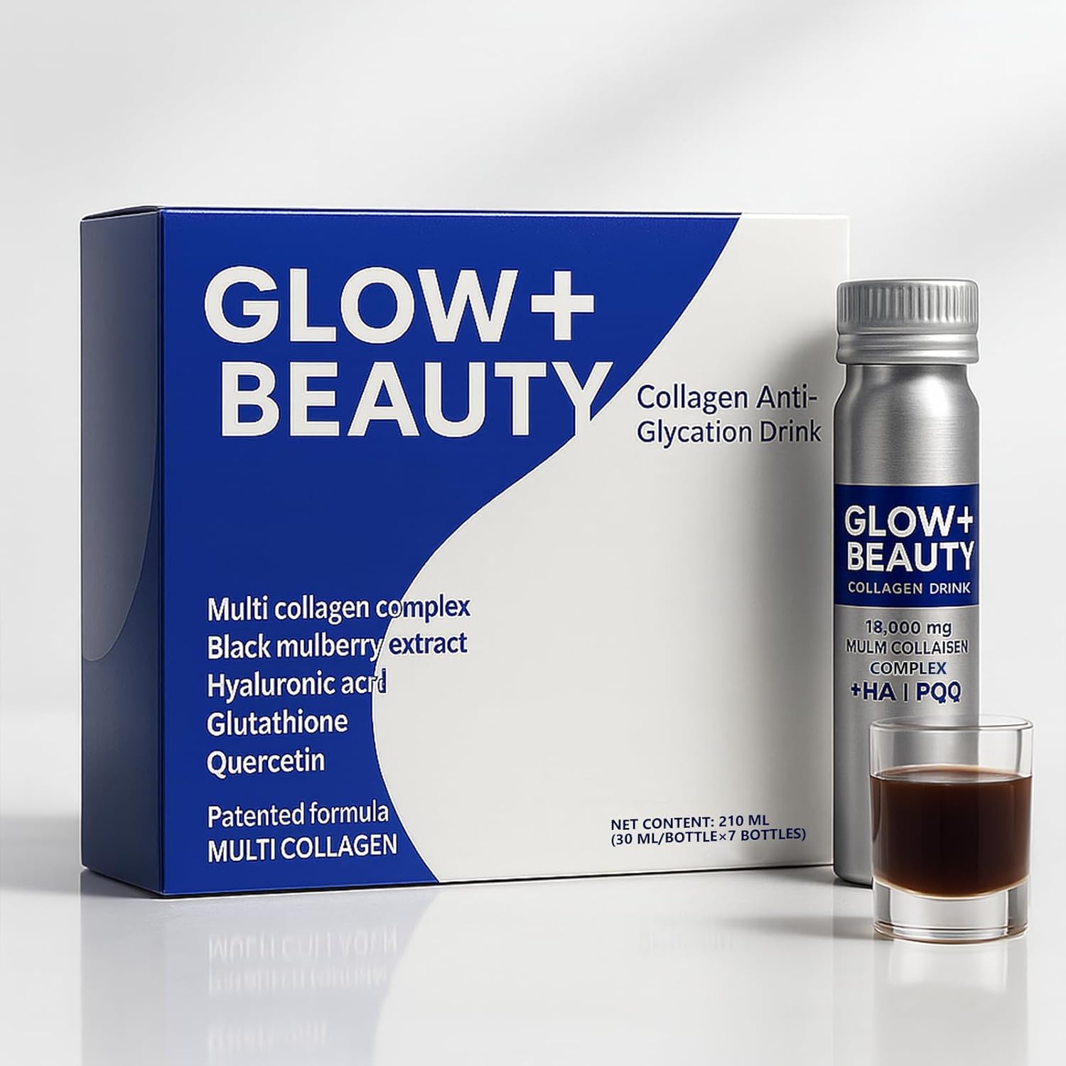 Amazon.com: Glow Beauty Fruit-Flavored Anti-Glycation Oral Liquid, 18 ...