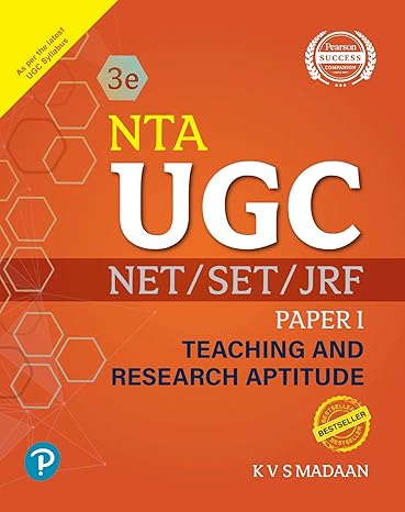 Buy NTA UGC NET/SET/JRF - Paper 1 (Old Edition) Book Online at Low Prices in India | NTA UGC NET ...