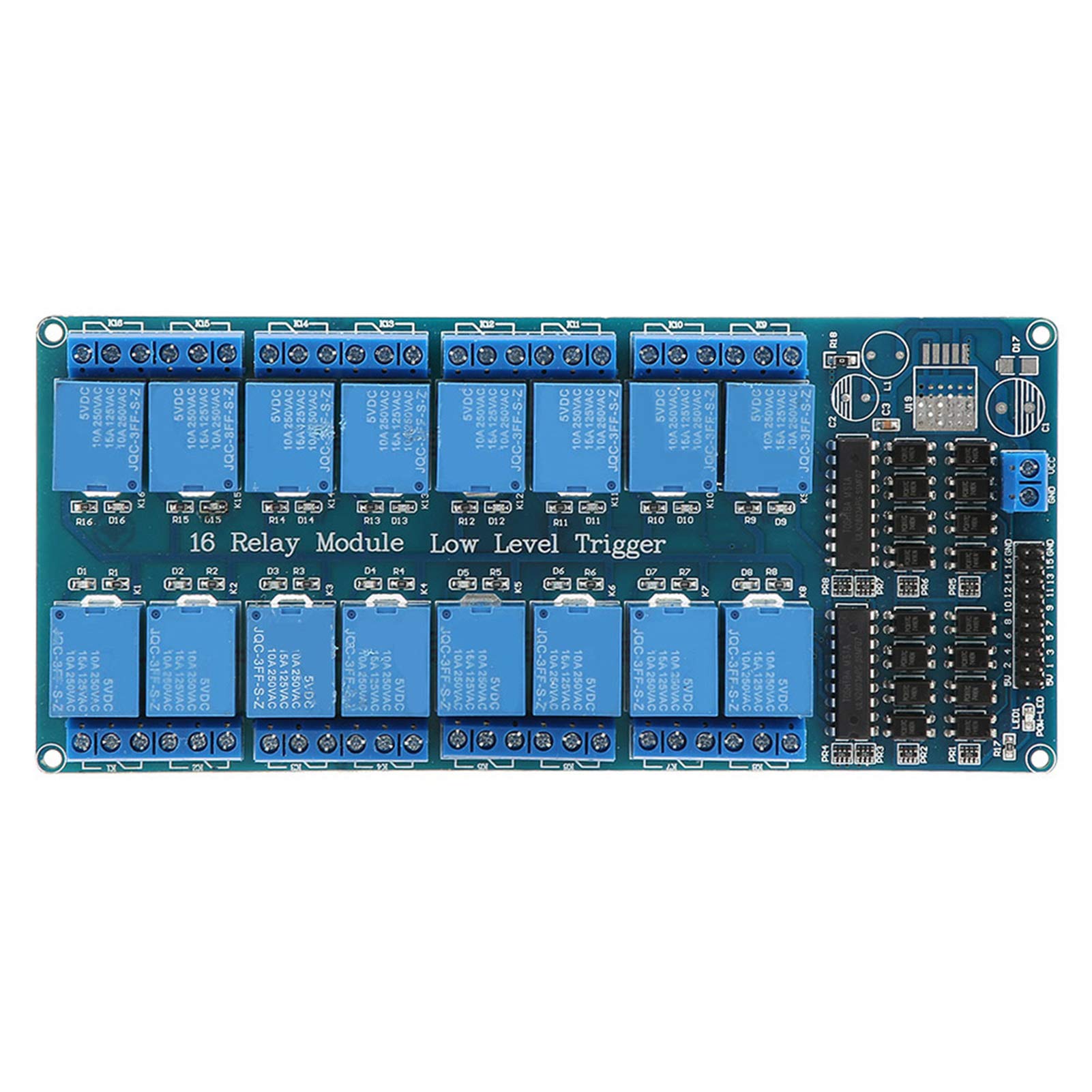 16 Channel Relay Module 12v 16 Channel Relay Module Optocoupler ...