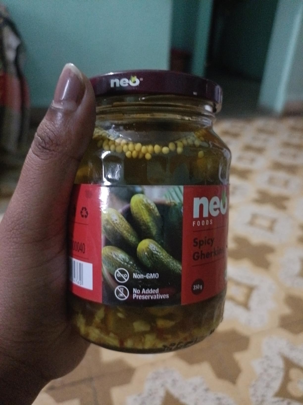 Neo Spicy Gherkins 350g I 100% Vegan, No GMO I Low Fat Sweet and ...
