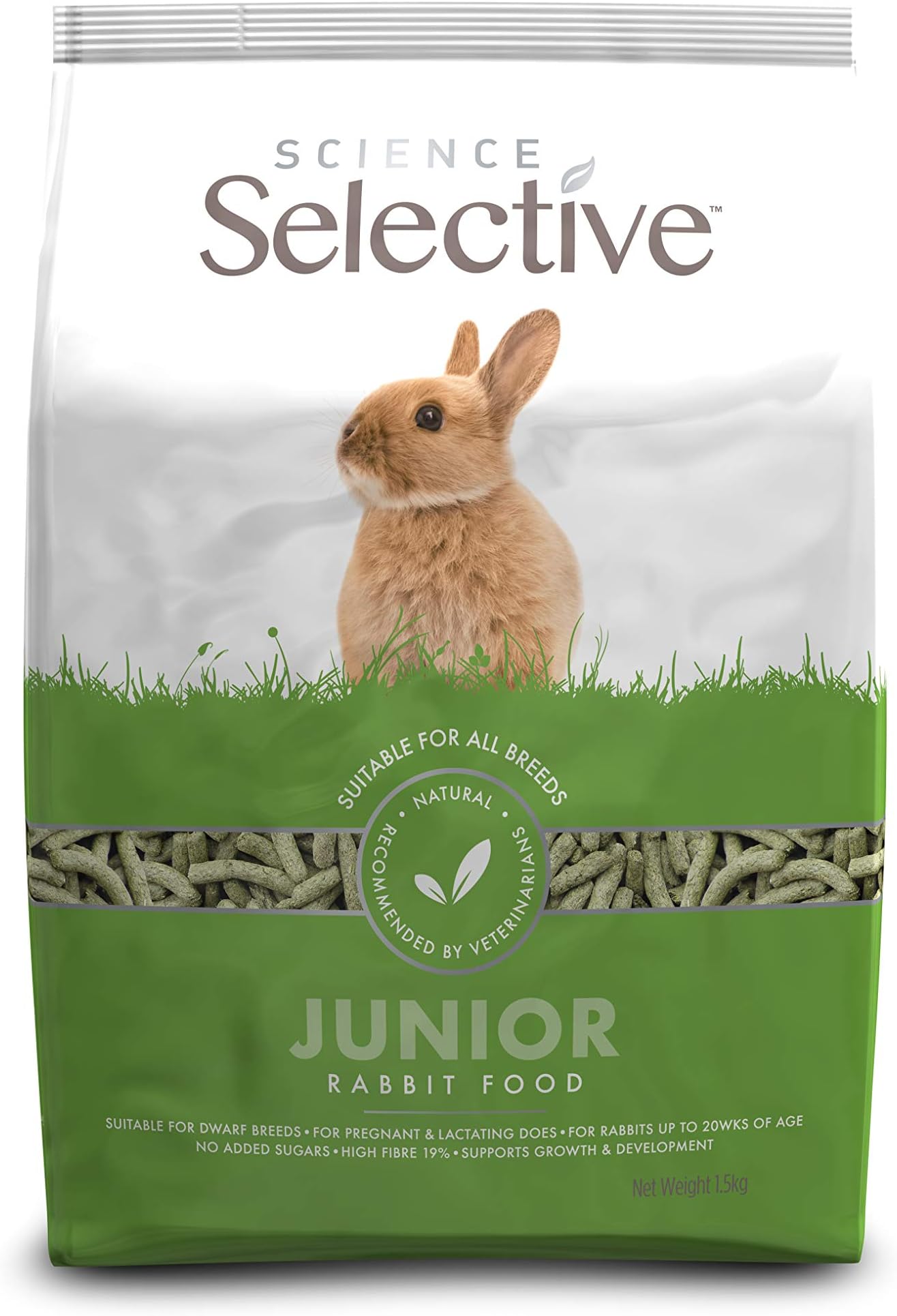 Amazon.com : Supreme Petfoods Science Selective Junior Rabbit 1.5kg ...