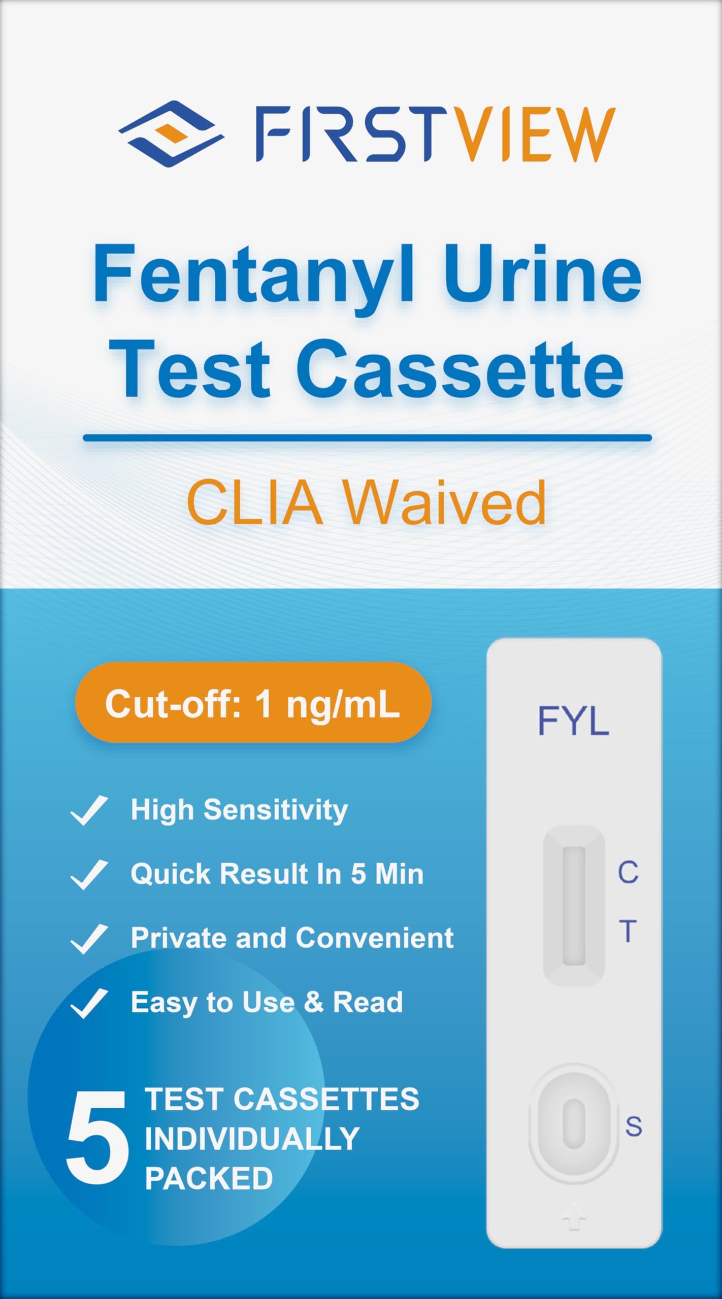 Amazon.com: FIRSTVIEW Fentanyl Test Strip in Urine Test Cassette for ...