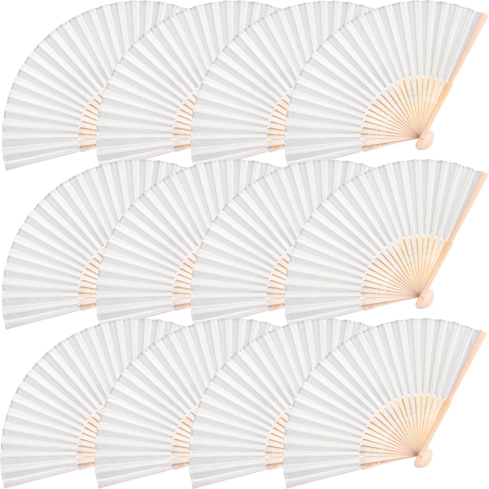 Amazon.com: SL crafts Paper Hand Fan Folding Vintage Fans Bamboo Folded ...