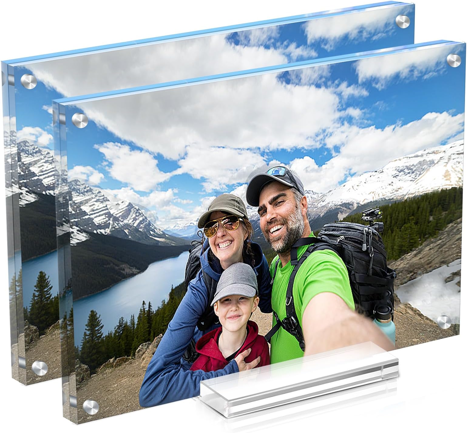 Amazon.com - Modern Acrylic Photo Frame - Desktop/Free Standing (8x10 inch)