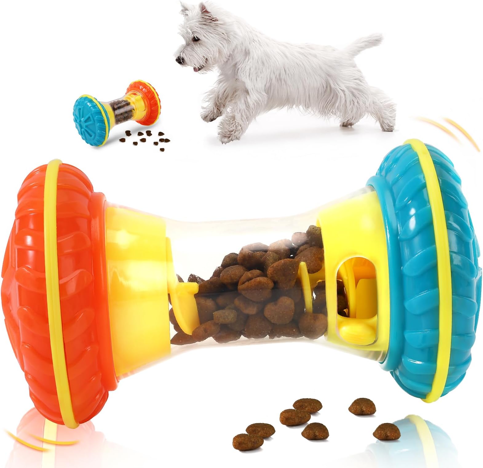 MateeyLife Treat Dispensing Dog Toys, Dog Treat Toy, Dog Treat ...