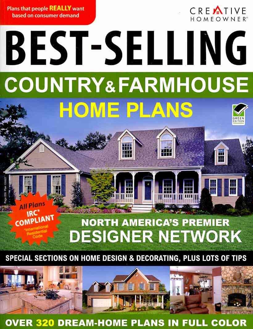 Best-Selling Country & Farmhouse Home Plans: Creative Homeowner ...