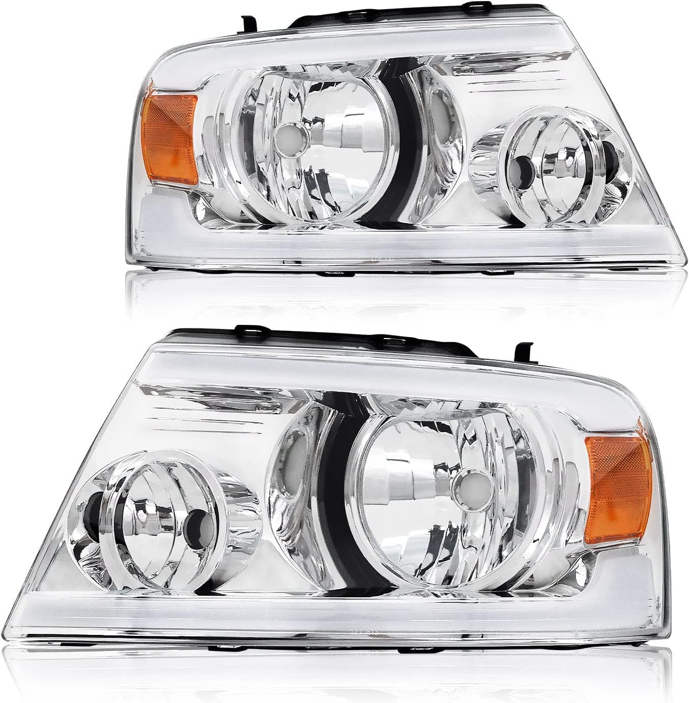 TopAutoGear 2004-2008 F150 Headlight Assembly for 2004 2005 2006 2007 ...