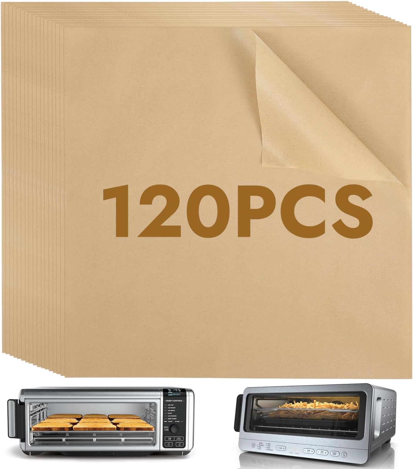 Amazon.com: Ninja AG301 Air Fryer Liners - 125 Pcs Disposable Parchment ...