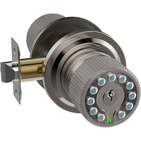 BOTHSTAR Keypad Door Knob with Key,Keyless Entry Door Lock, Code Locks ...
