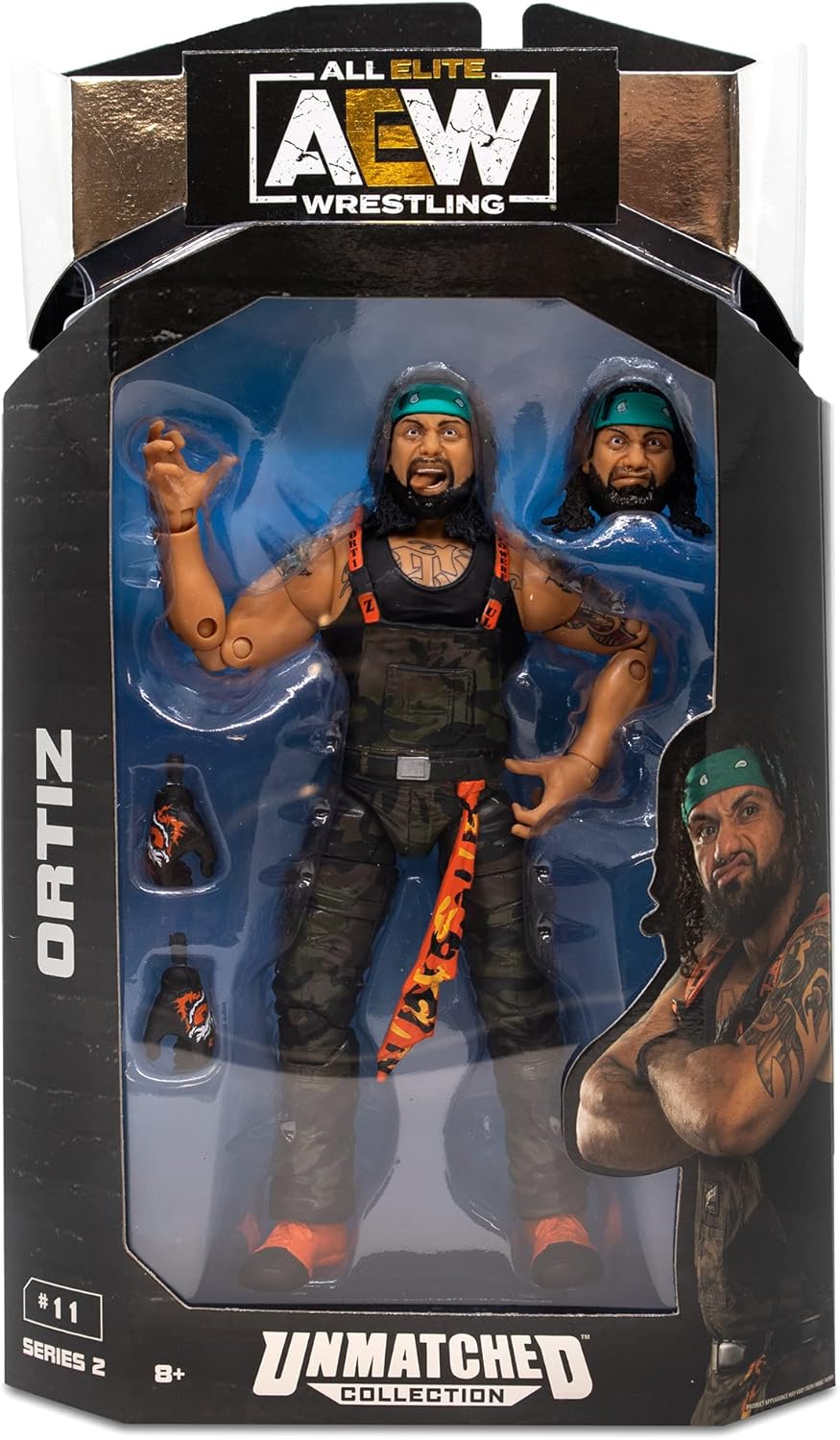 Ringside Ortiz – AEW Unmatched Series 2 Toy Wrestling Action Figure – BigaMart