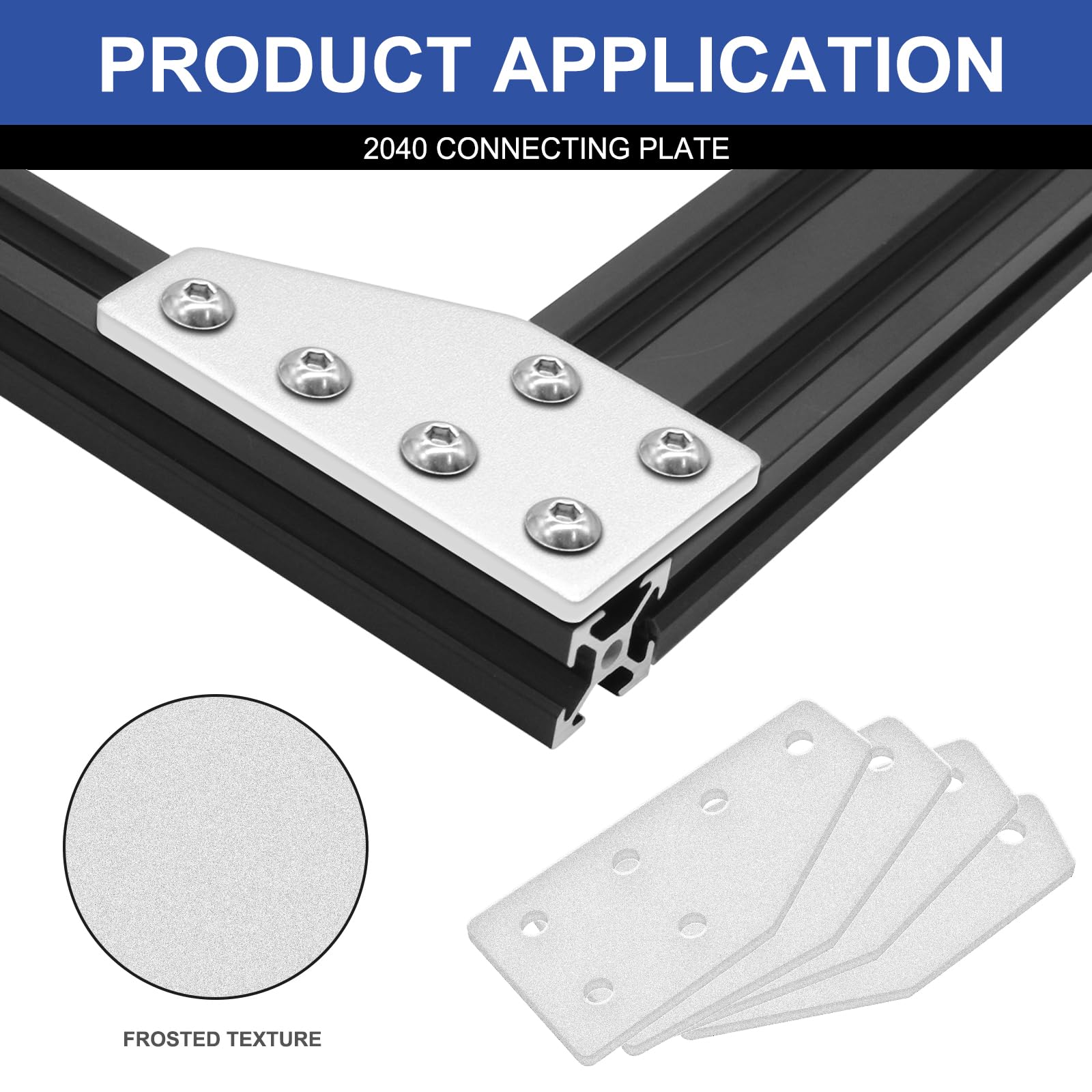 Snapklik.com : Seekliny 8pcs 2040 L Corner Bracket Joining Plate T ...