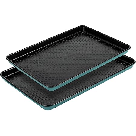 Prestige x Nadiya Baking Tray Set of 2 - Non Stick Oven Trays, Durable ...