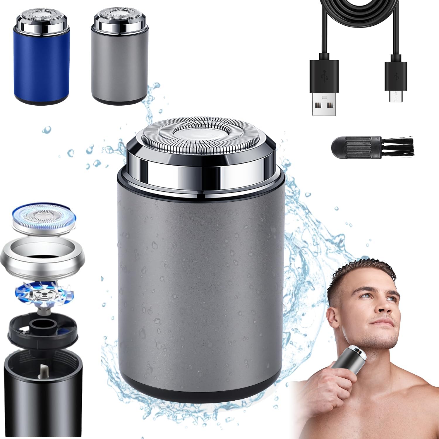 Amazon.com: SOPAMI Mini Shaver, Mini Electric Shavers for Men, Mini ...