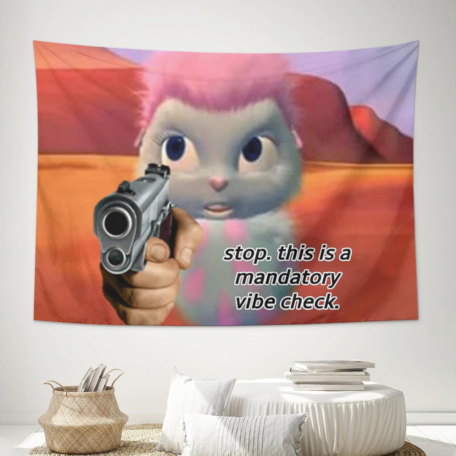 Amazon.com: OLMSOL Funny Bibble Meme Tapestry Bible Verse Poster ...