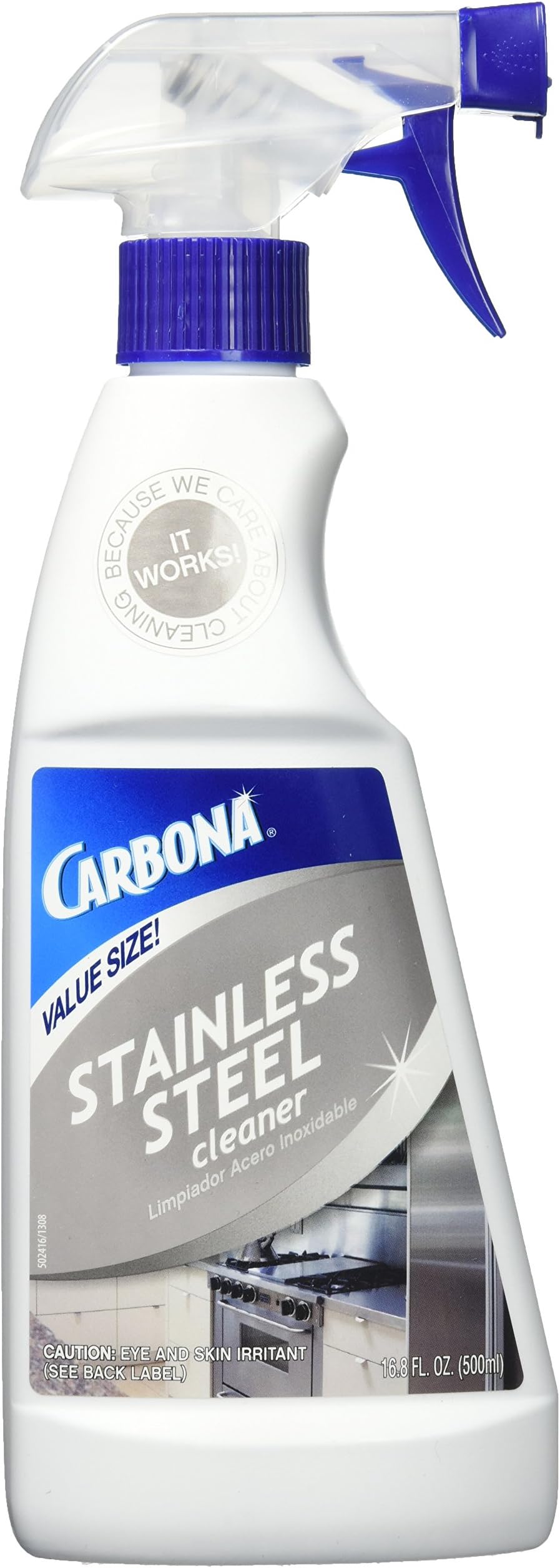 Amazon.com: Delta Carbona Stainless Steel Cleaner, 16.8 Fluid Ounce ...