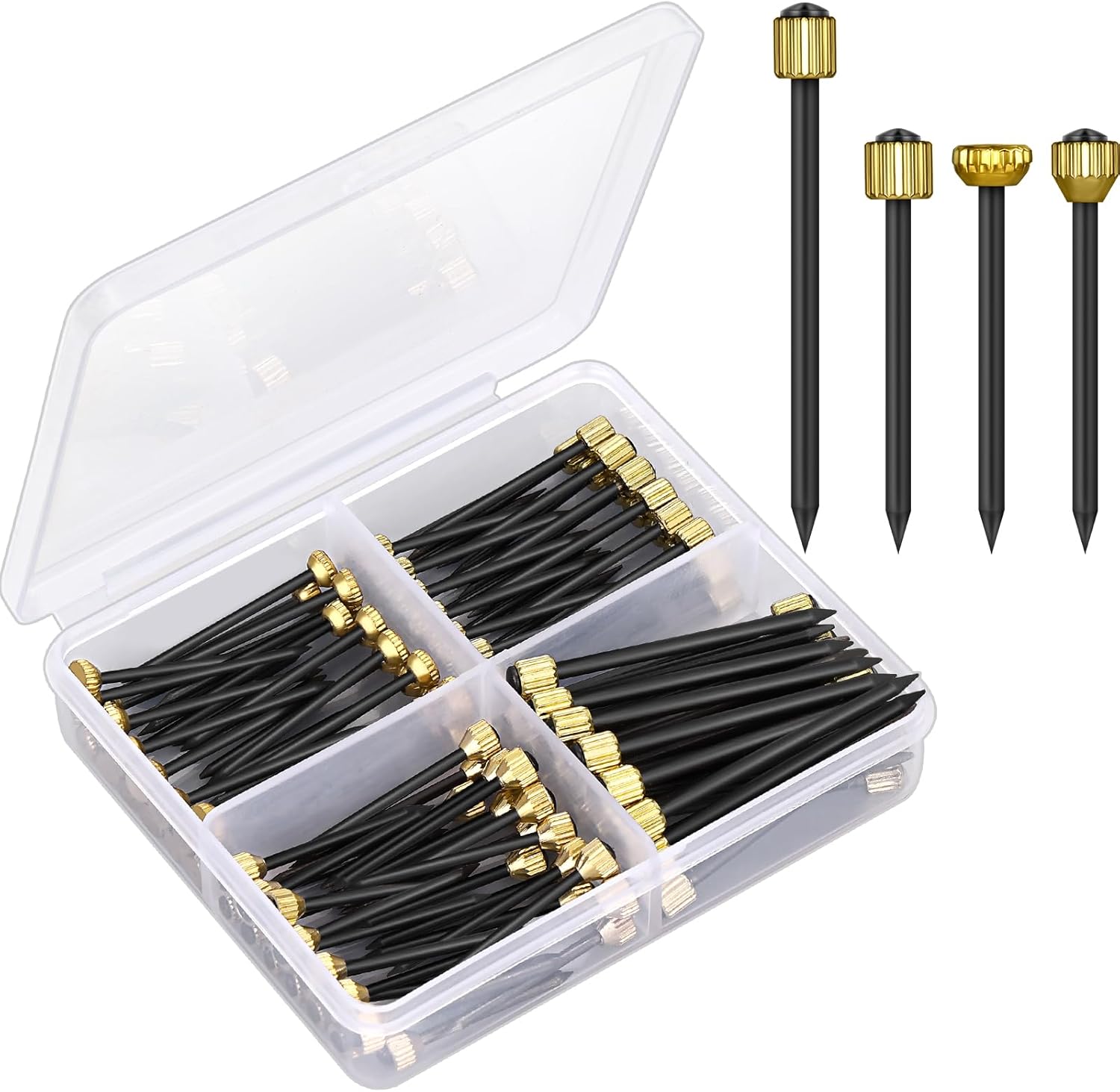 MAPVOLUT 120PCS Nails for Hanging Pictures, 4 Sizes Picture Hanging ...