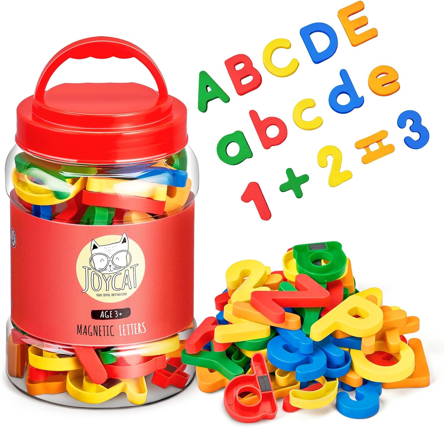Amazon.com: JoyCat 78 Pieces Magnetic Letters Numbers Alphabet Fridge ...