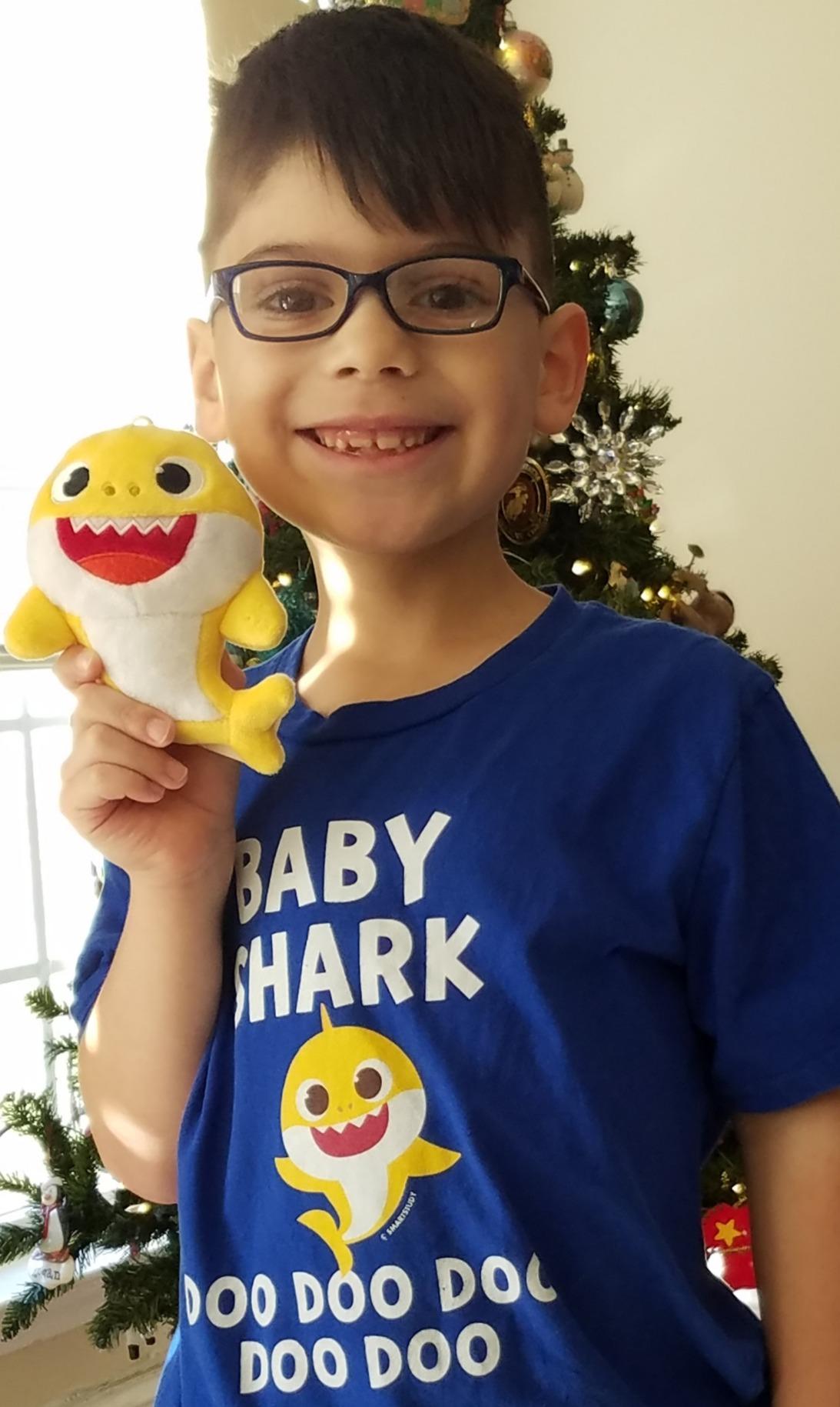 Amazon.com: Pinkfong Baby Shark Plush Keychain Baby Shark - Baby Shark ...