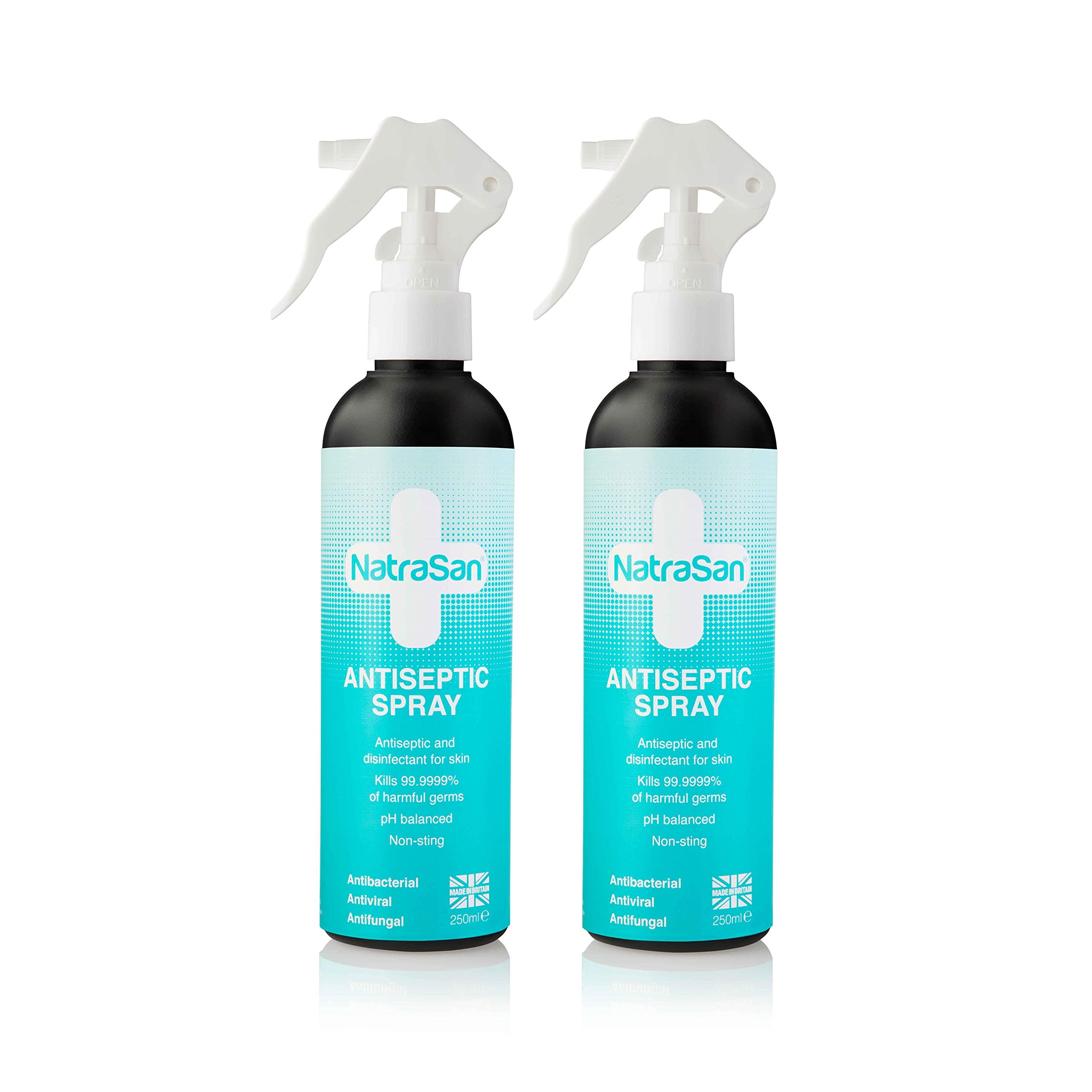 Buy NatraSan Antiseptic Spray (250 ml - 2 pack) – Hypochlorous Medical ...