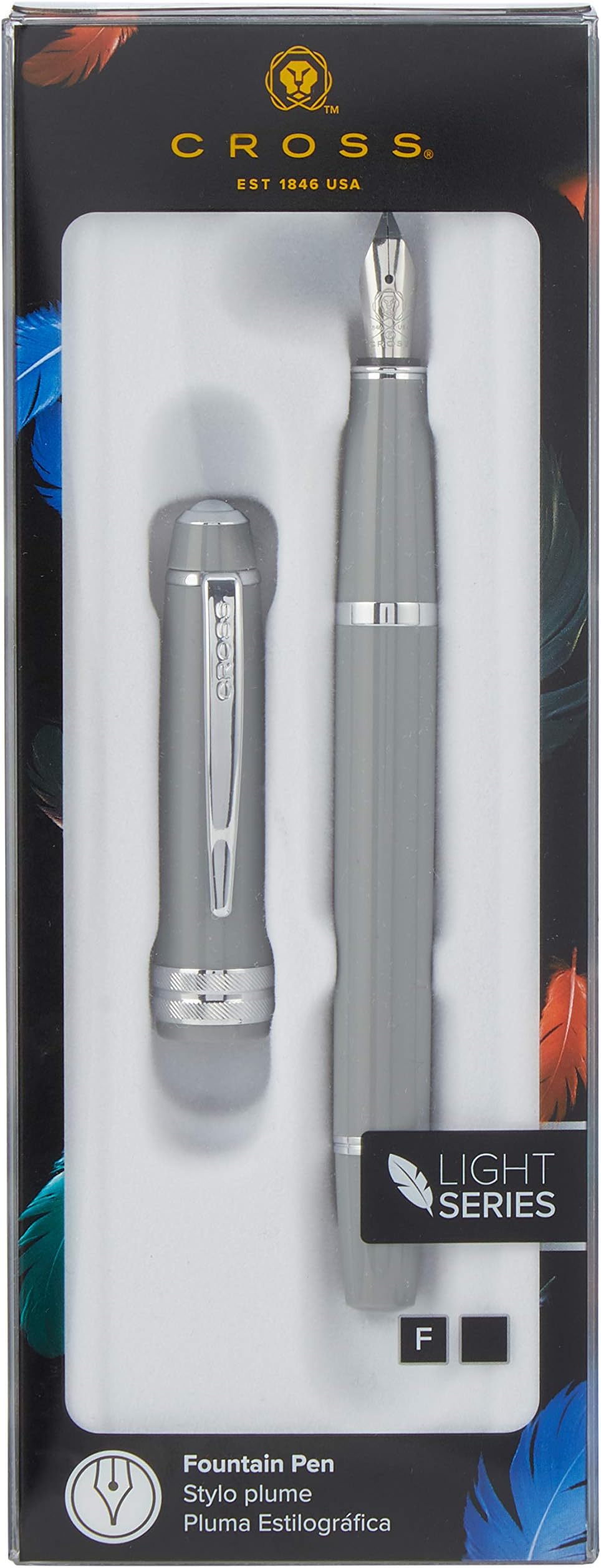Amazon.com : CROSS Bailey Light Polished Resin Refillable Fountain Pen ...