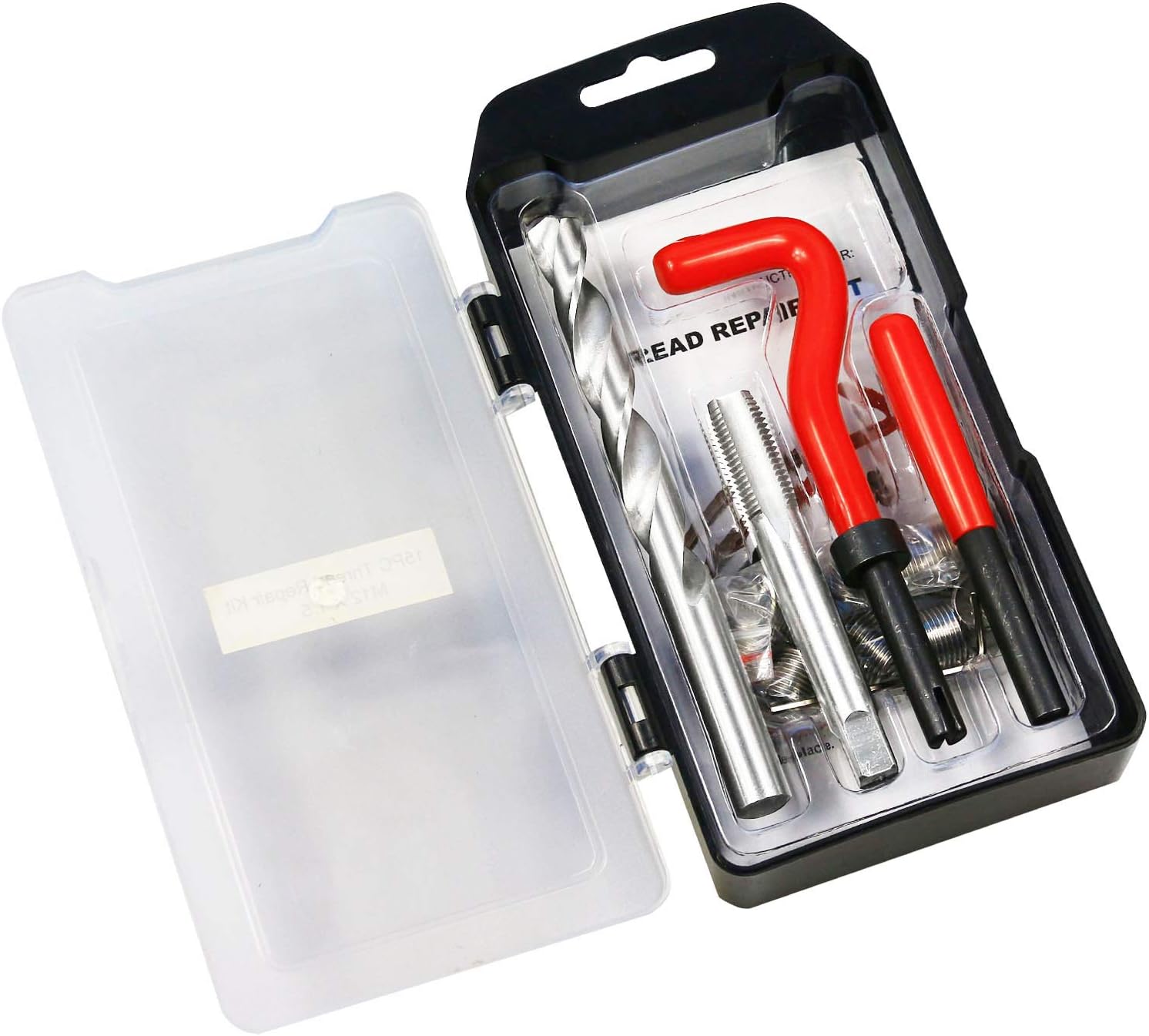 Amazon.com: Highking Tool Thread Repair Kit, M12 x 1.0 mm Thread Repair ...
