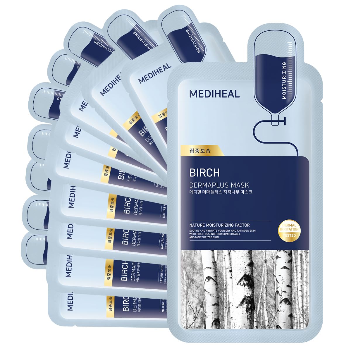 Snapklik.com : Mediheal Dermaplus Birch Mask (10 Counts) - Daily Vegan ...