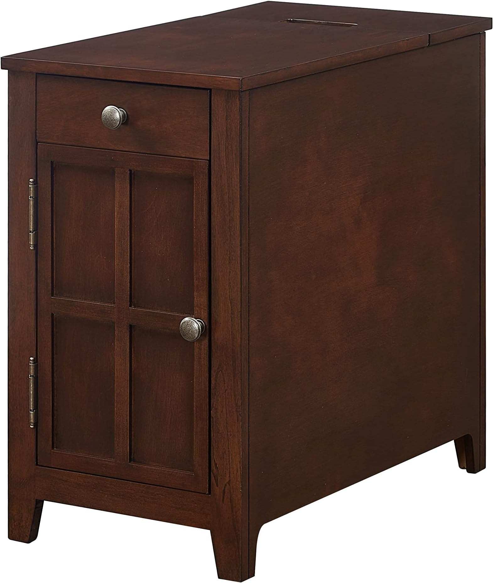 Amazon.com: Ball & Cast End Table with Charging Station Chair Side ...