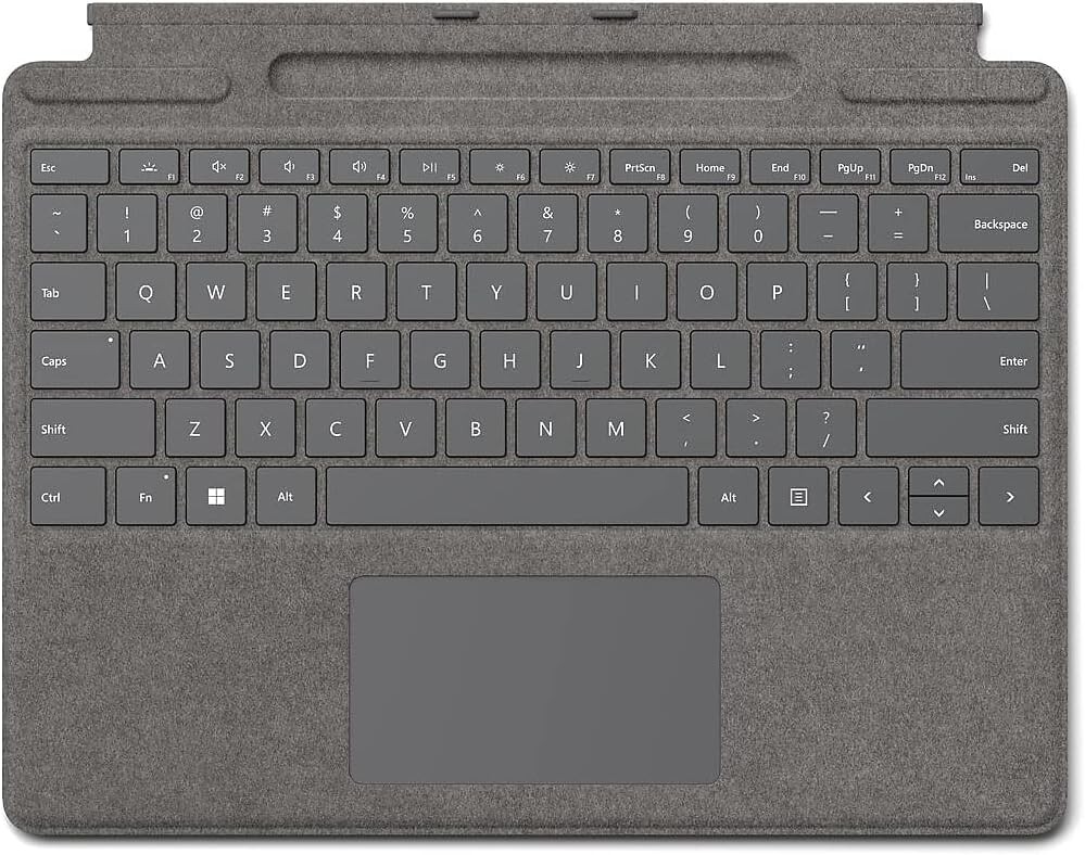 Amazon.com: Microsoft Surface Pro Signature Keyboard - Platinum ...
