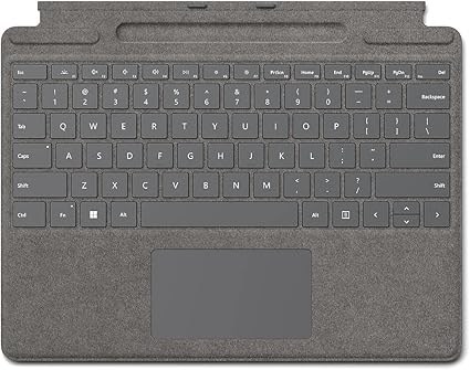 Amazon.com: Microsoft Surface Pro Signature Keyboard - Platinum ...