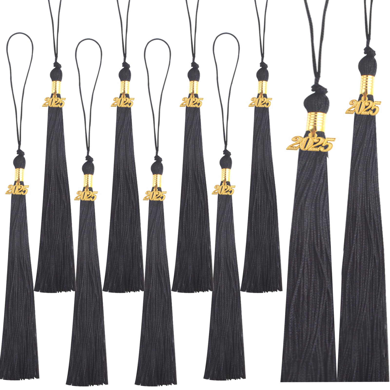 Amazon.com: 10pcs Black Graduation Tassels Academic Grad Cap Tassel ...