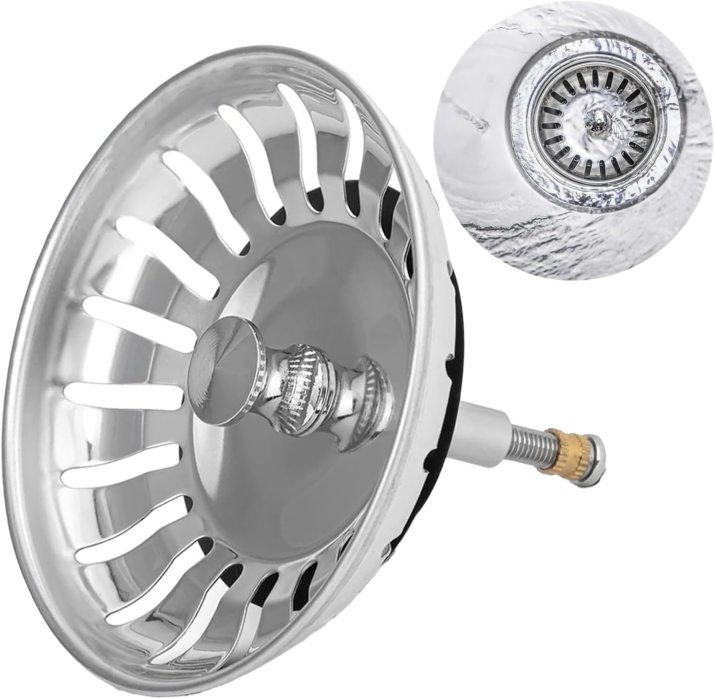 Strainer Basket Sink 79 mm, Can Replace Blanco119146 Sink Strainer ...