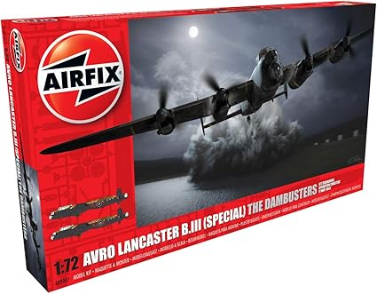 Airfix 1:72 Avro Lancaster B.III The Dambusters Aircraft Model Kit ...