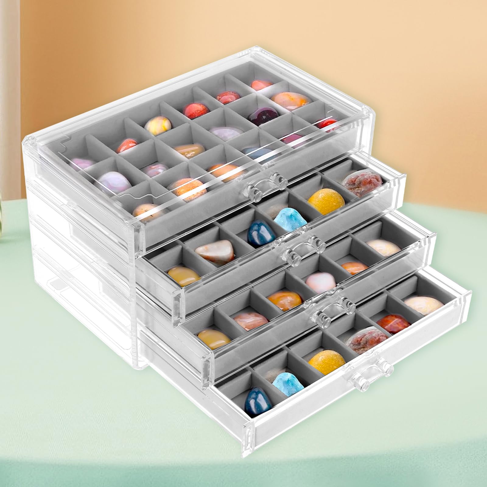 Creative Rock Collection Storage Rock Collection Box Etsy UK