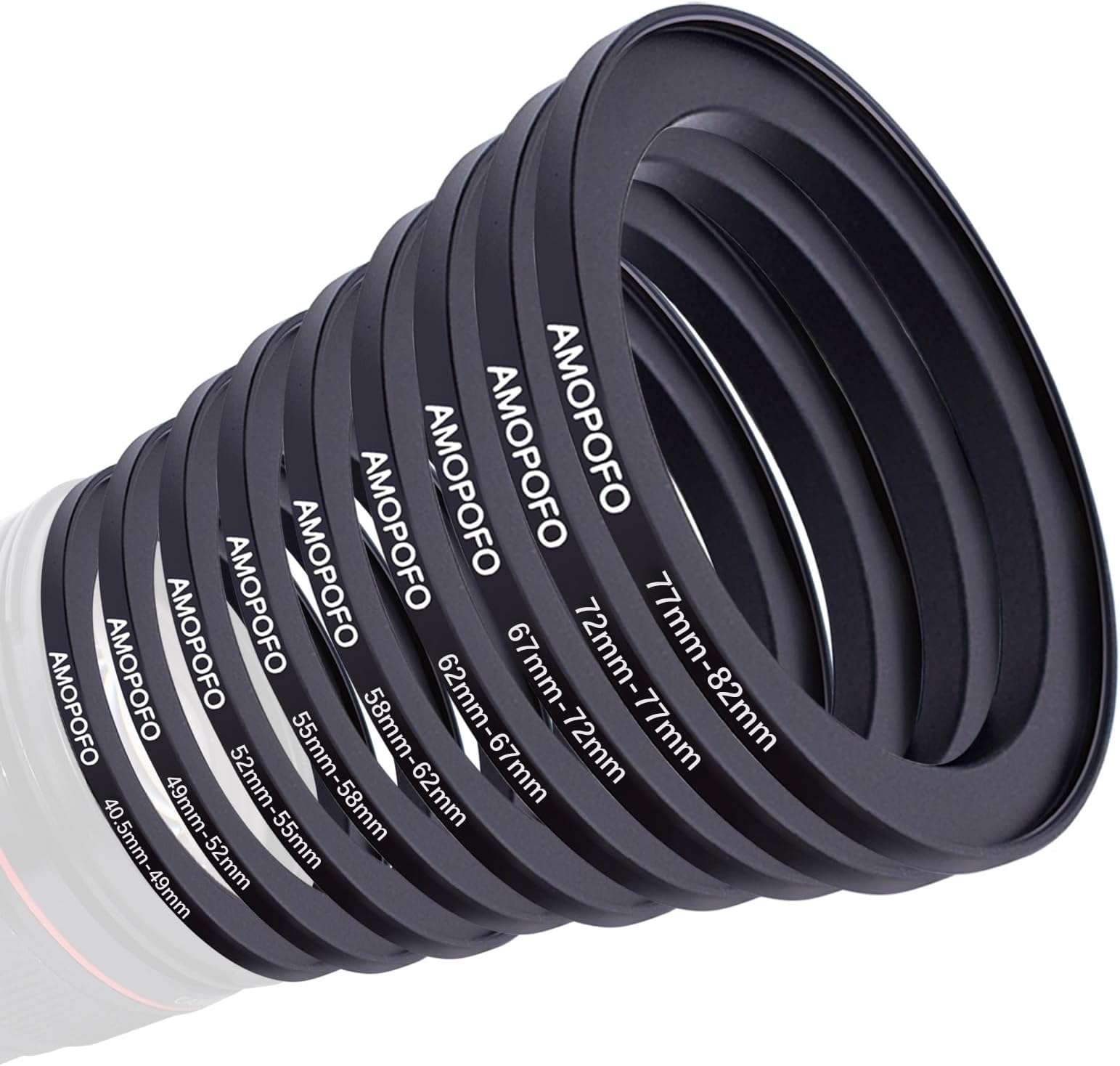 Amazon.com : 20 Pieces Metal Step-Up Adapter Rings & Step Down Rings ...