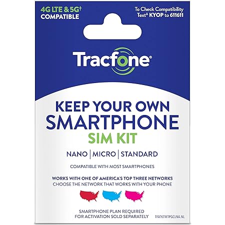 Amazon.com: Tracfone Keep Your Own Phone Sim Pack : Cell Phones ...