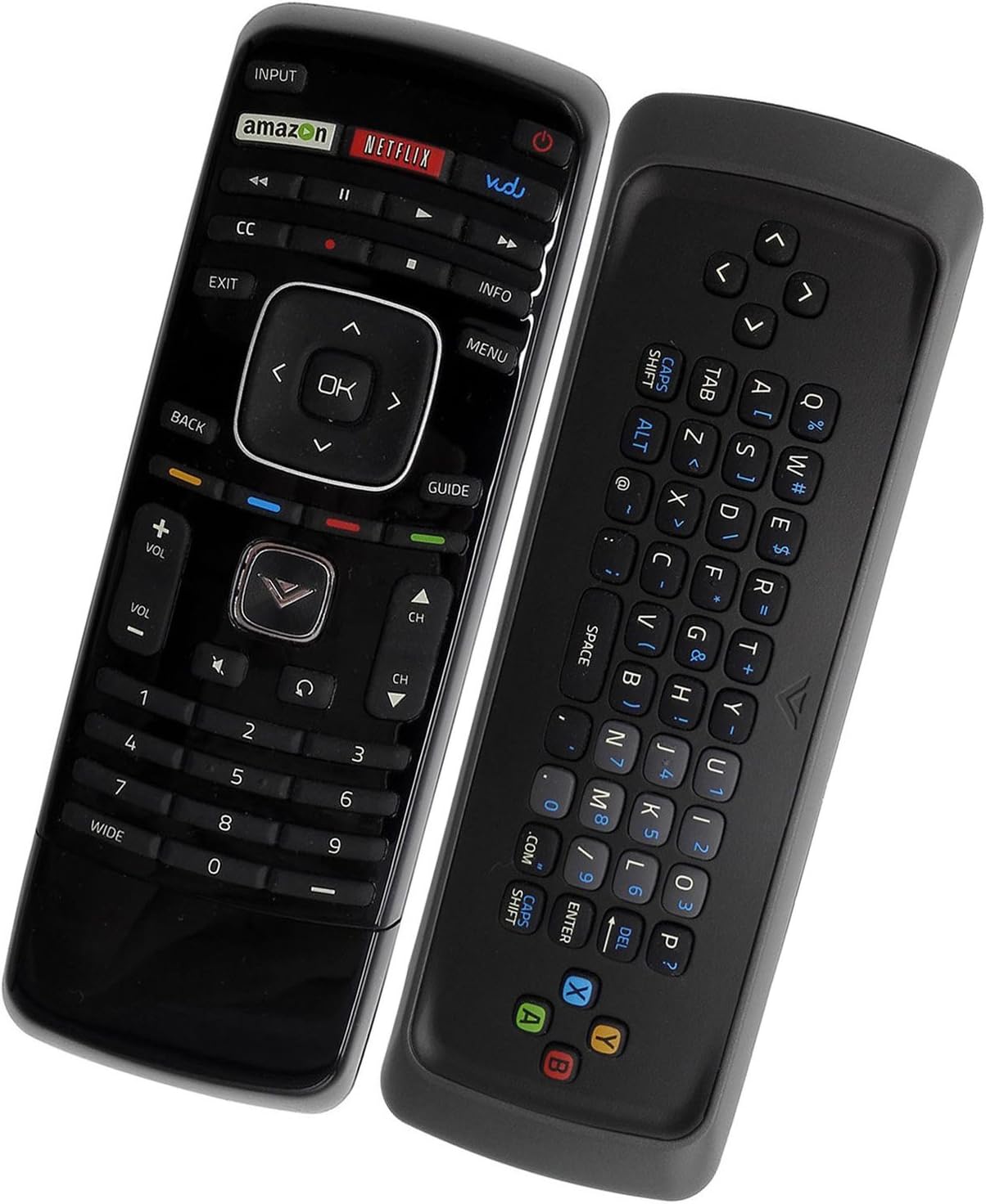 Amazon.com: New XRT302 QWERTY Keyboard Remote Compatible with VIZIO ...