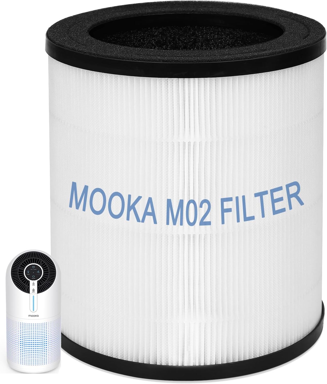 Amazon.com: MOOKA Official Certified H13 True HEPA Air Filters ...