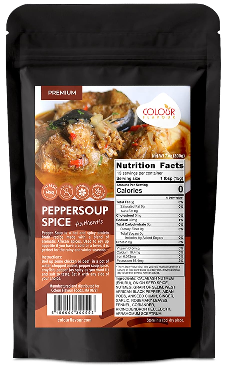 Amazon.com: COLOUR FLAVOUR PEPPER SOUP SPICE SEASONING | Soup seasoning ...