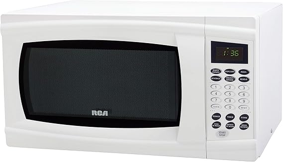 Amazon.com: RCA RMW1112WH 1.1-Cu-Ft 1000-Watt Microwave, White ...