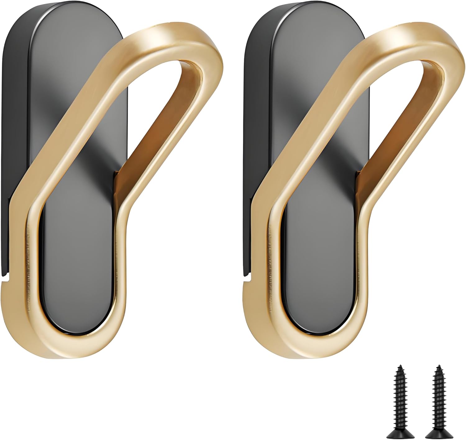 Amazon.com: LKMUPNR 2-Pack Clothing Hooks for Wall,Gold Shower Towel ...