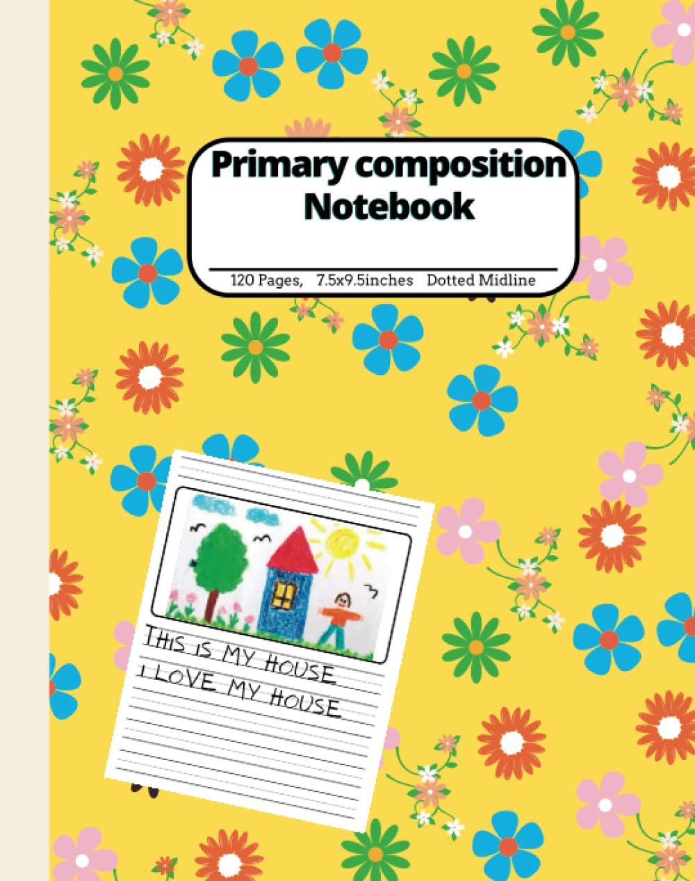composition notebooks wide ruled for kids with drawing space: Notebook ...