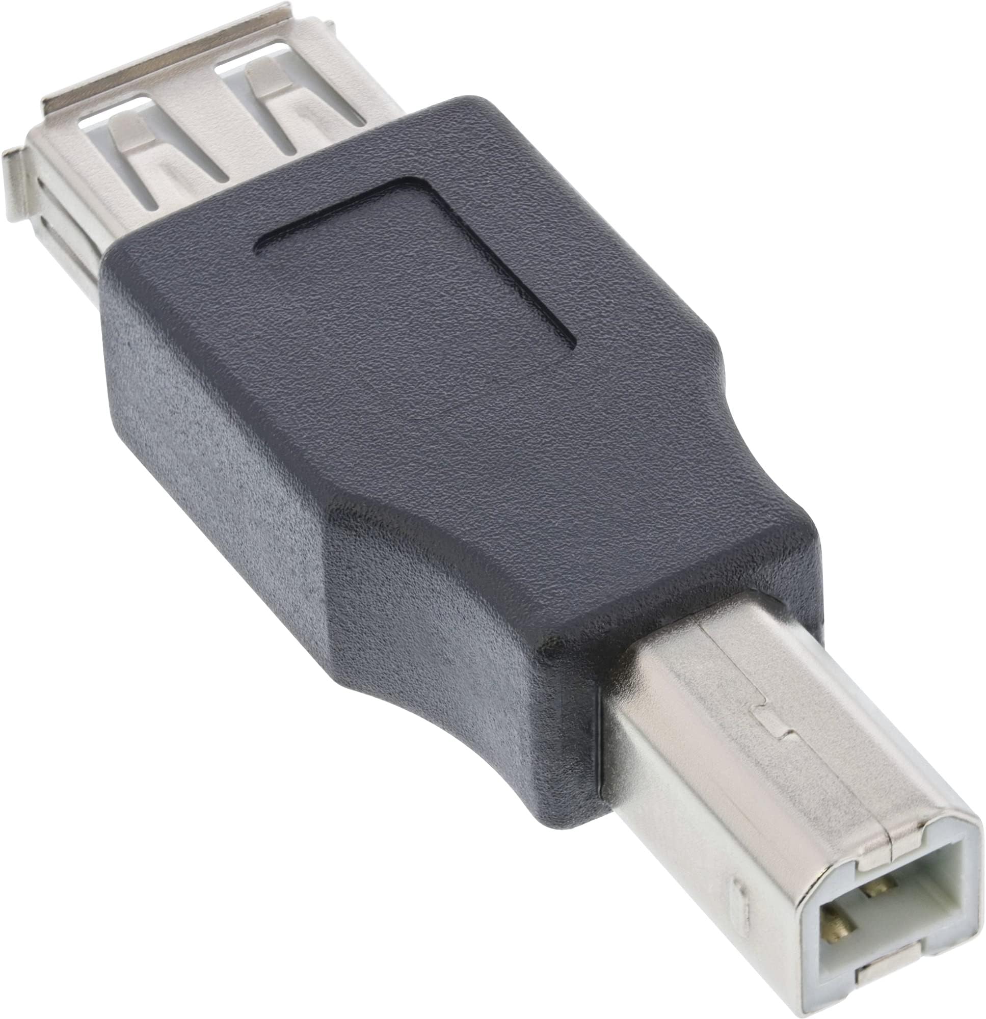 InLine 33442 USB 2.0 Adapter, Buchse A auf Stecker B: Amazon.de ...