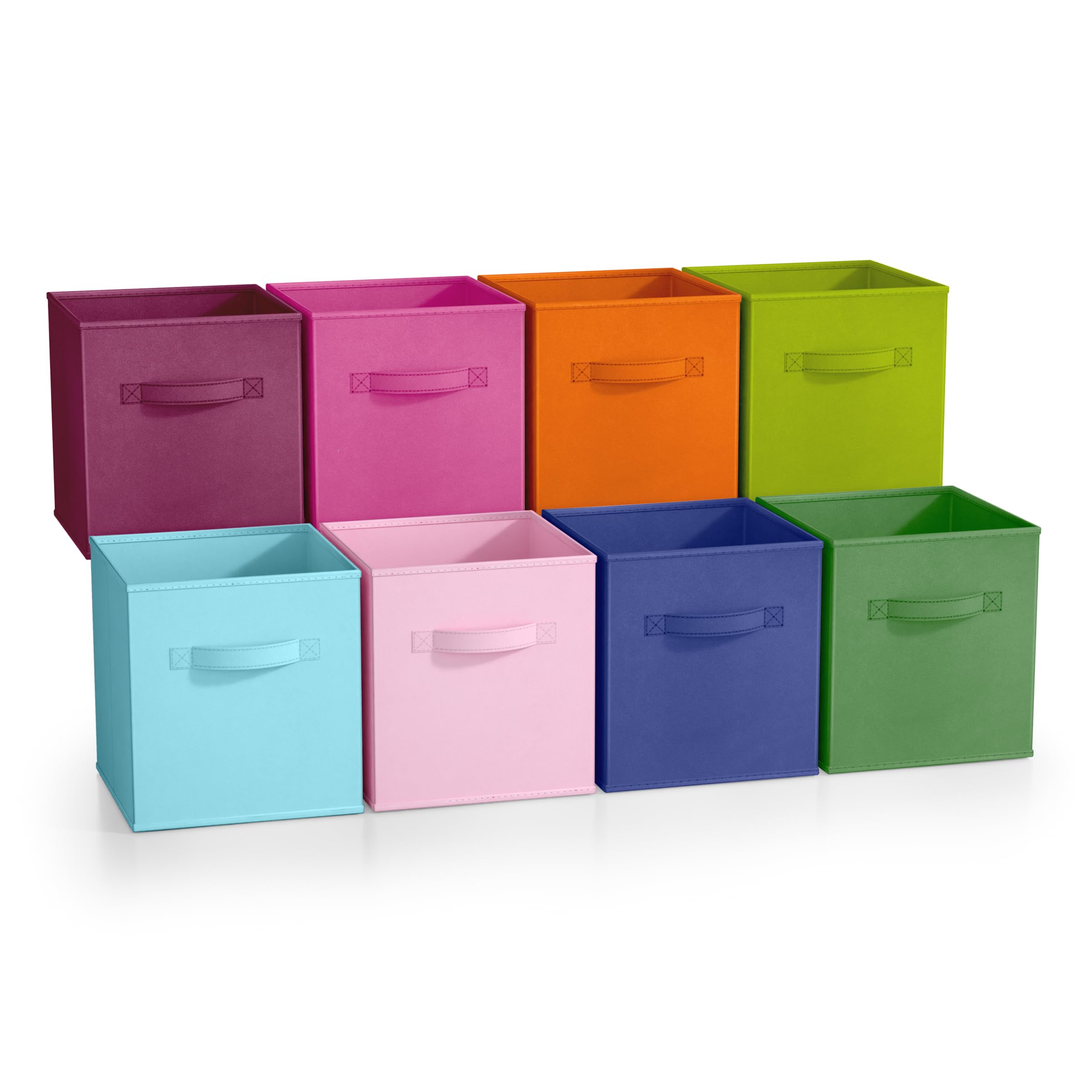 Amazon.com: Sorbus Fabric Storage Cubes - 8 Foldable Storage Bins for ...