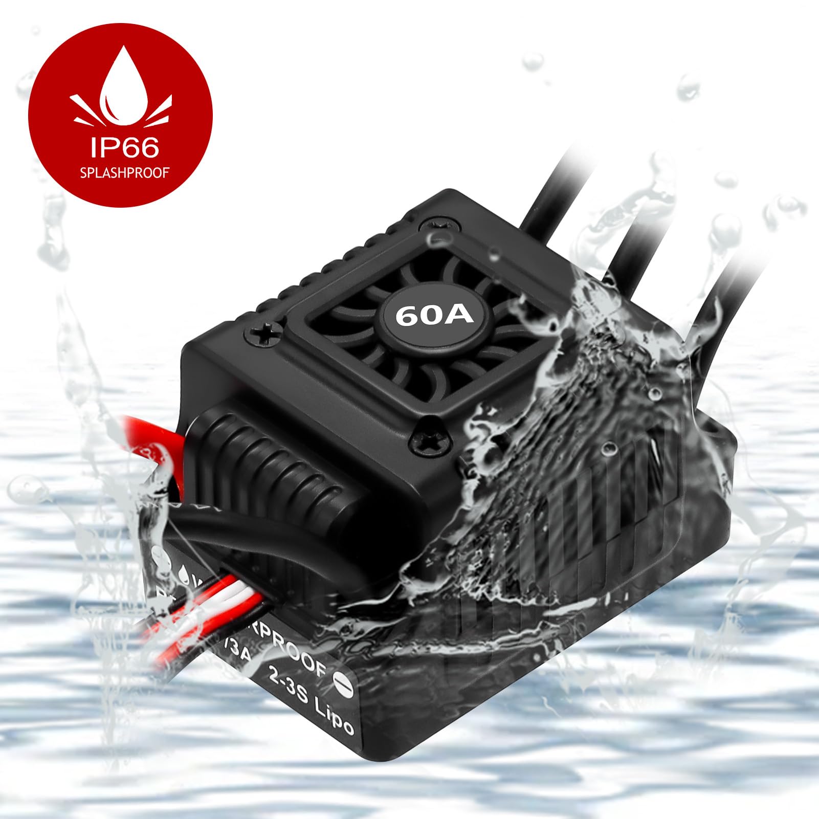 Snapklik.com : Hobby Fans Upgraded 60A Brushless ESC 2-3S Electronic ...